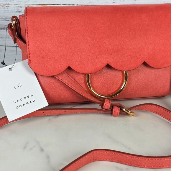 LC Lauren Conrad | Bags | Lc Lauren Conrad Shoulder Bag Poesie Pink ...